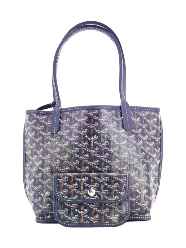 Goyard Anjou Reversible Mini Tote Coated Canvas - Blue