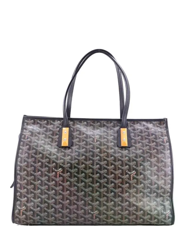 Goyard Marquises Coated Canvas Tote Bag - Black
