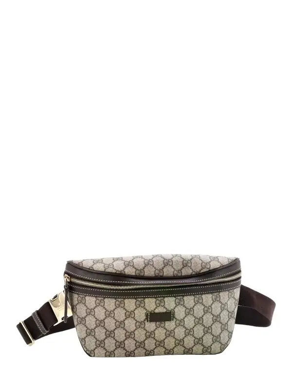 Gucci Gg Coated Canvas Small Belt Bag - Brown