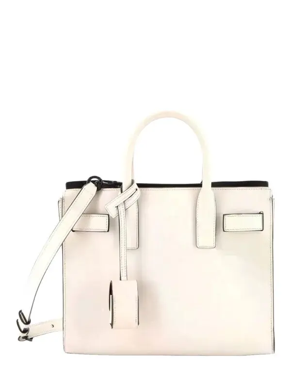 Saint Laurent Sac De Jour Nm Baby Tote Bag - White