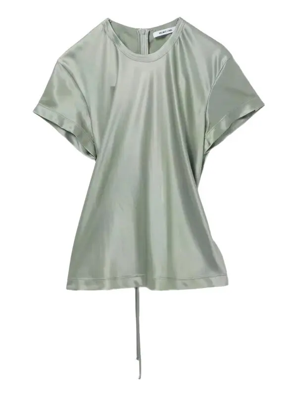 Helmut Lang Silk Blouse - Green