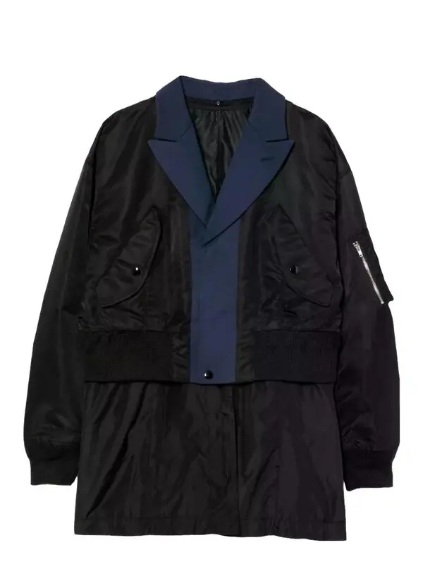 Toga Nylon Twill Jacket - Black