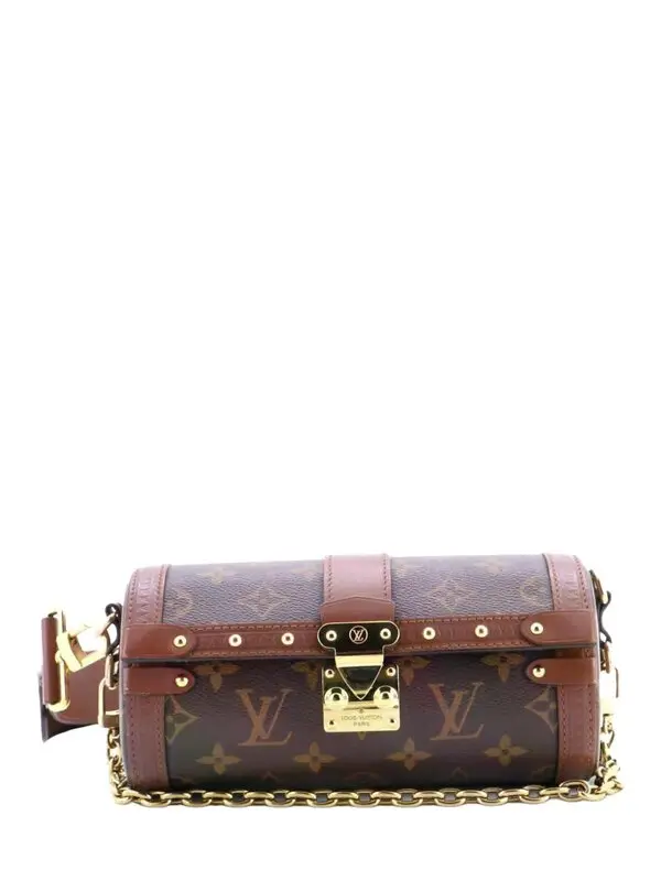 LOUIS VUITTON Papillon Trunk Shoulder Bag Monogram Canvas - Brown