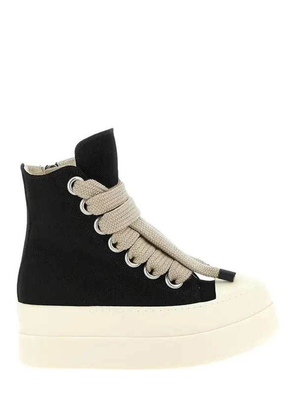 Rick Owens Mega Bumper Jumbolace Sneakers - Black