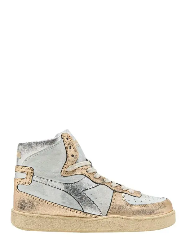 DIADORA Mi Basket Metallic Sneakers - Grey