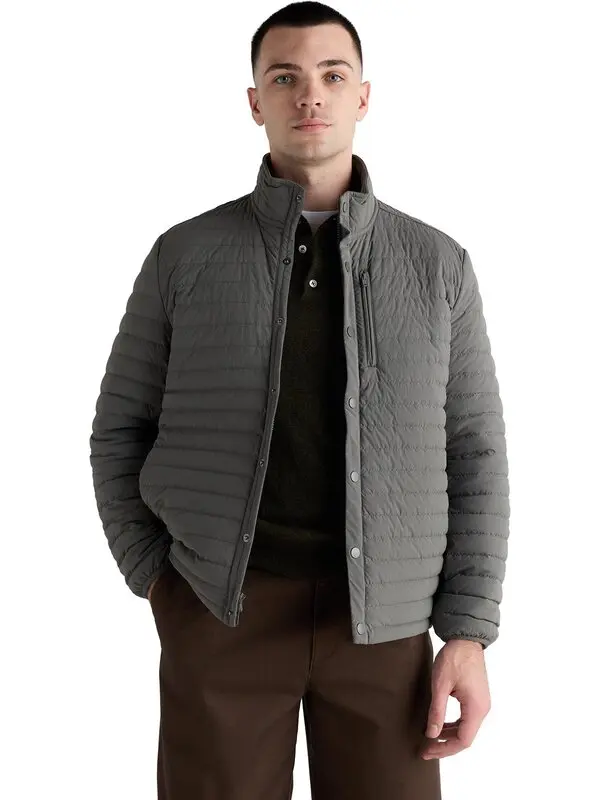 Quince Down Quilted Jacket - Fossil Grey