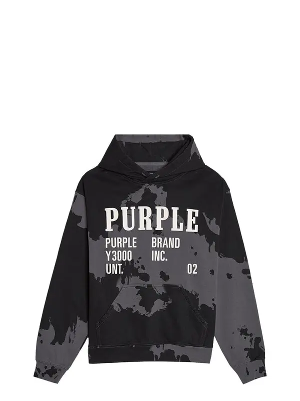 PURPLE BRAND Monument Hoodie - Black