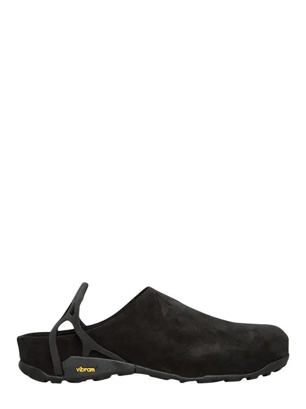 ROA Fedaia Suede Clog - Black