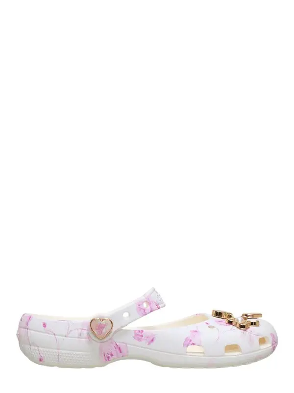 CROCS Loveshackfancy X Classic Ballet Flats - White