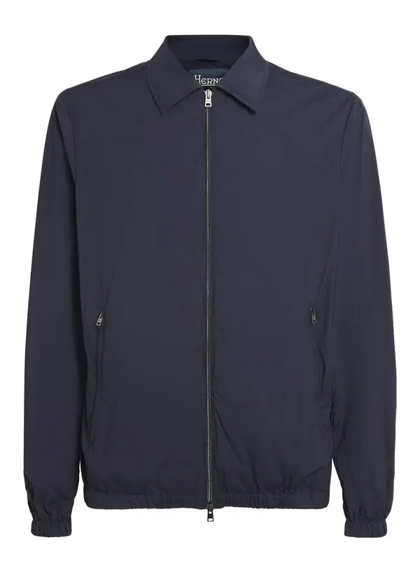 Herno Stretch-shell Bomber Jacket - Navy