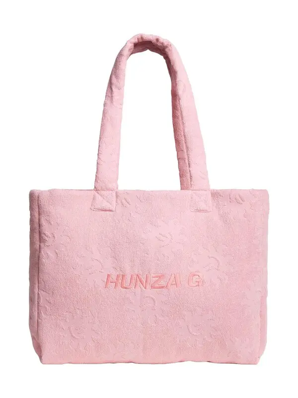 Hunza G Cotton Sunny Tote Bag - Pink