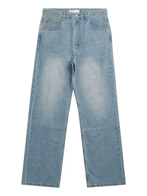 DOMREBEL Jerk Bootcut Jeans - Blue