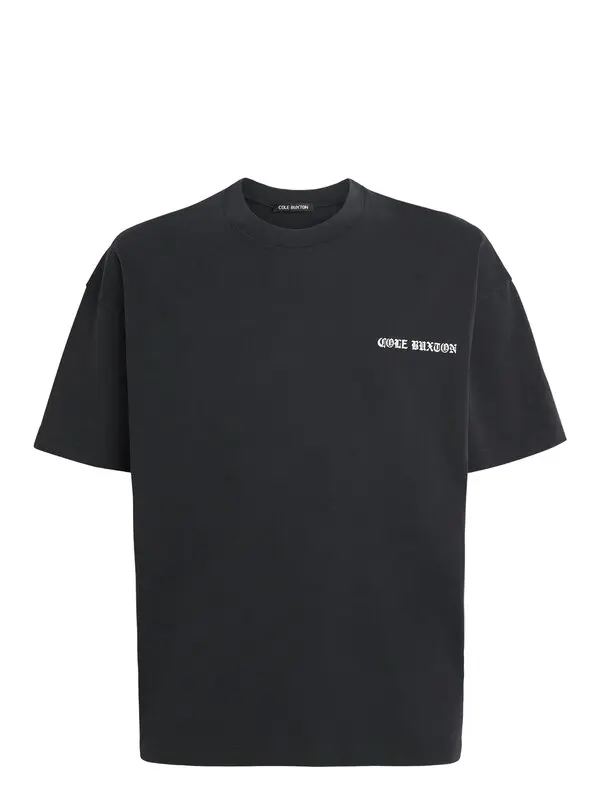COLE BUXTON Cotton Design Studio T-shirt - Black