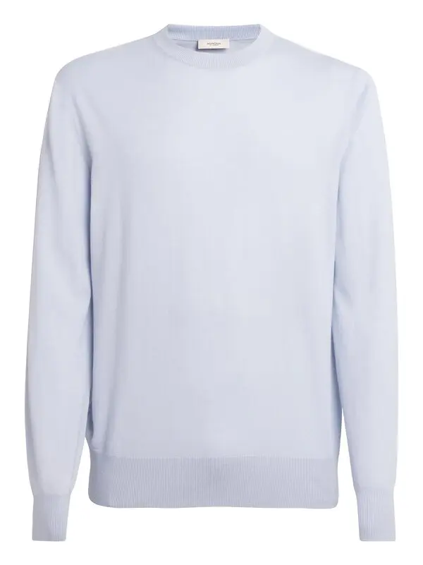 Agnona Cashmere Rasato Sweater - Blue