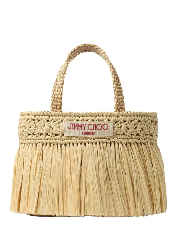 JIMMY CHOO Mini Beach Tote Bag - Brown