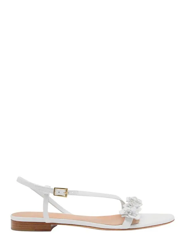 MALONE SOULIERS Leather Serra Sandals - White
