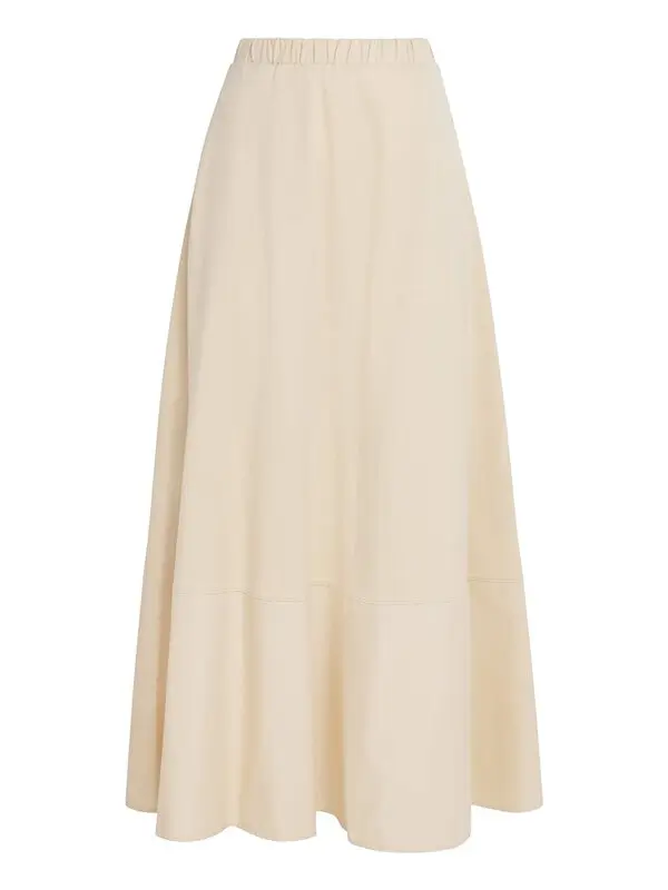 Max Mara Jersey Maxi Skirt - Ivory