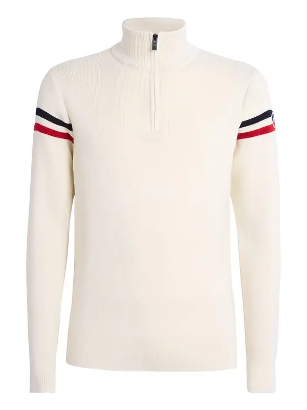 Fusalp Wengen Quarter-zip Sweater - White