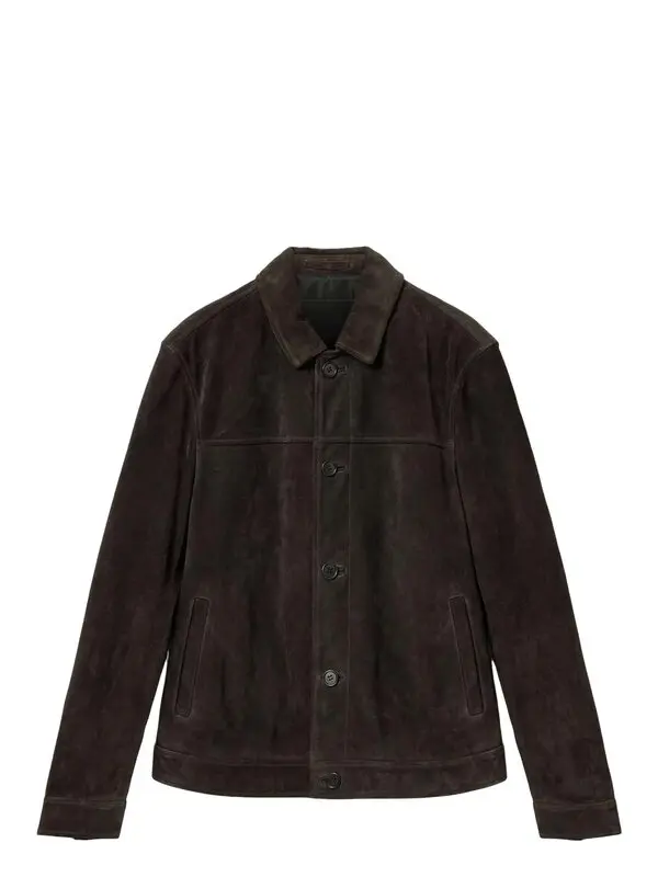 ALLSAINTS Nates Suede Jacket - Black