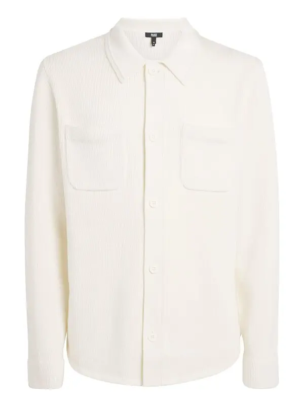 Paige Cotton-wool Mason Cardigan - Ivory