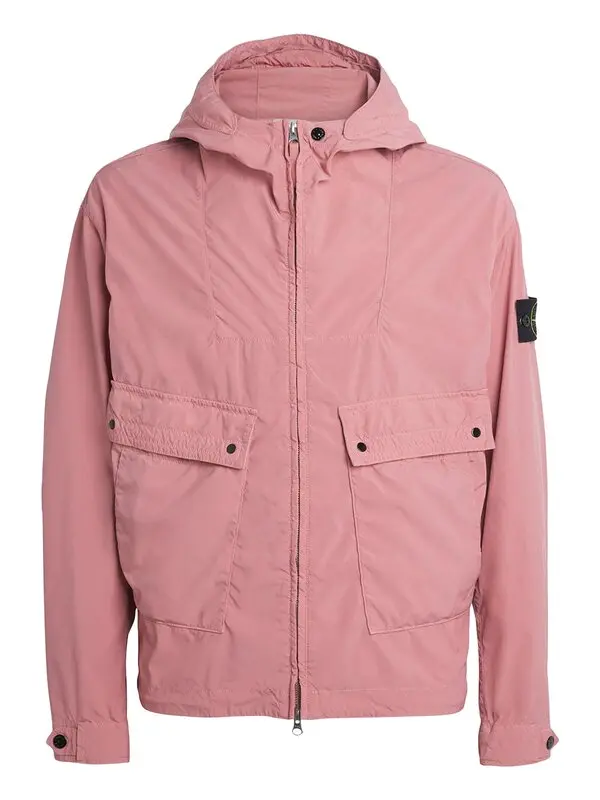 Stone Island Water-resistant Canvas Oleander Jacket - Rose Gold