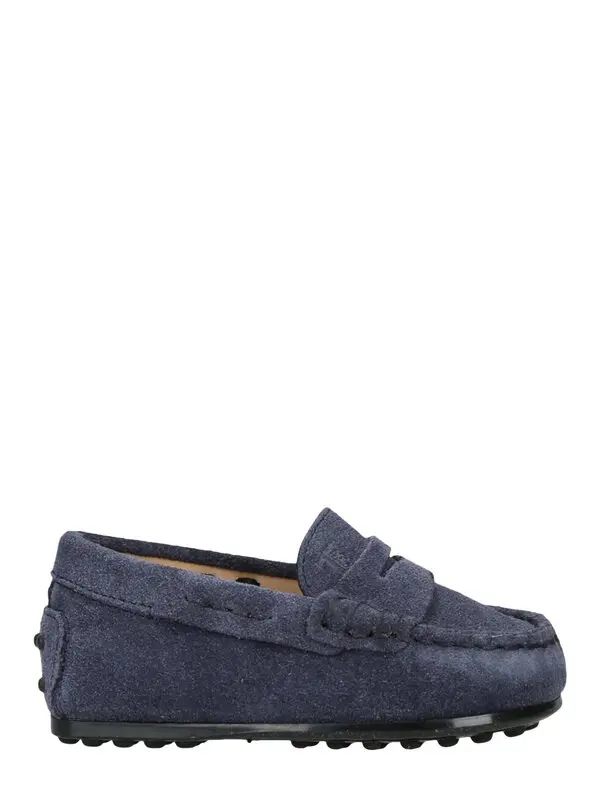 TOD'S Suede Gommino Loafers - Navy