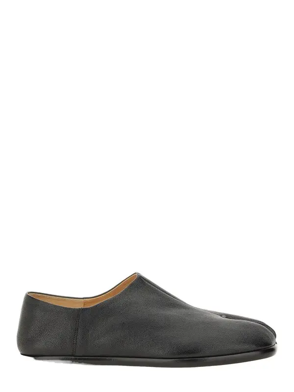 MAISON MARGIELA Leather Tabi Mules - Black