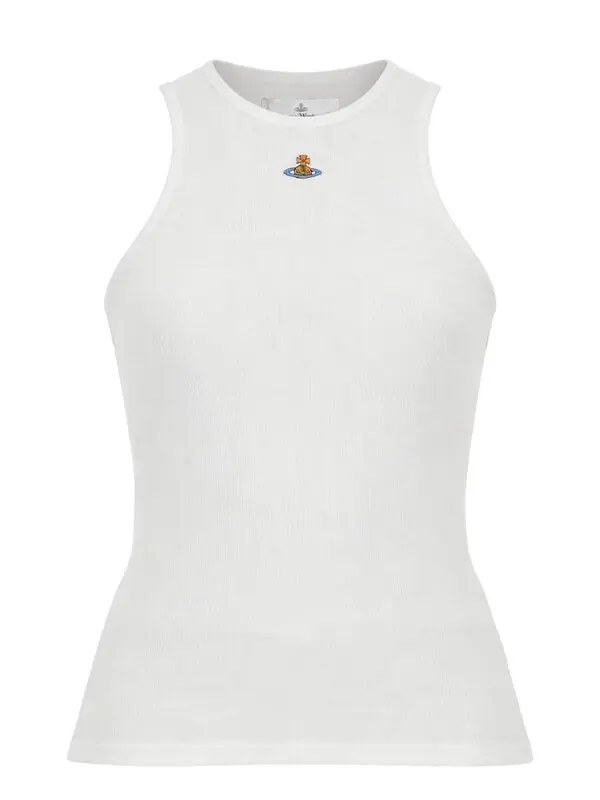 VIVIENNE WESTWOOD Tops With Logo - White