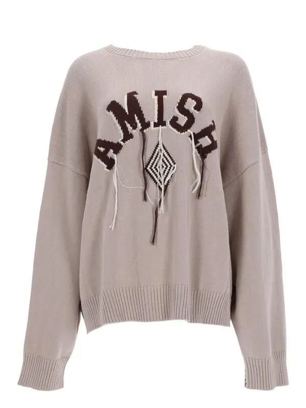 AMISH Logo Jersey - Beige