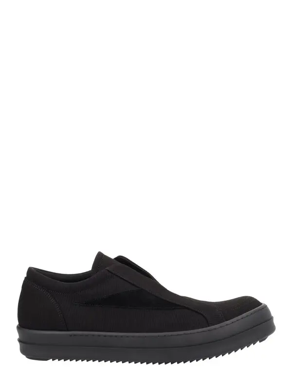 Rick Owens Laceless Vintage Sneakers - Black