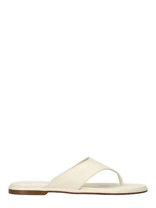 AeydĒ Amaya Leather Sandals - Cream