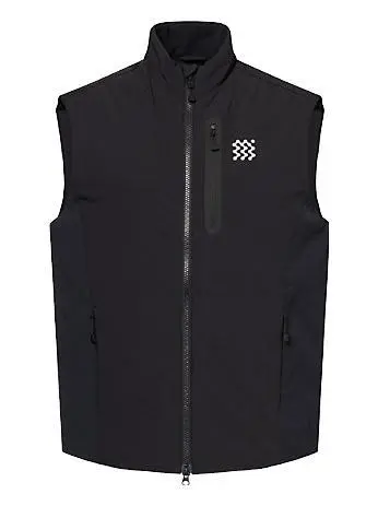 MANORS Insulated Padded Nylon-shell Gilet - Black