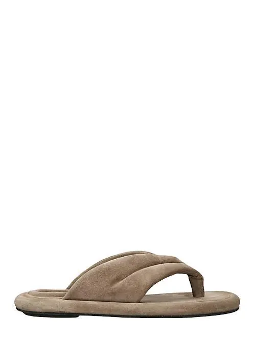 Officine Creative Estens Suede Sandals - Beige