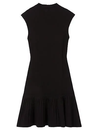 Claudie Pierlot Sleeveless Knitted Mini Dress - Black