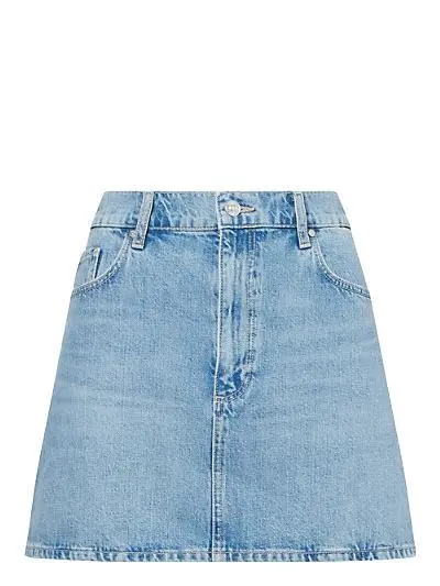 Paige Bobbie Denim Mini Skirt - Del Amo