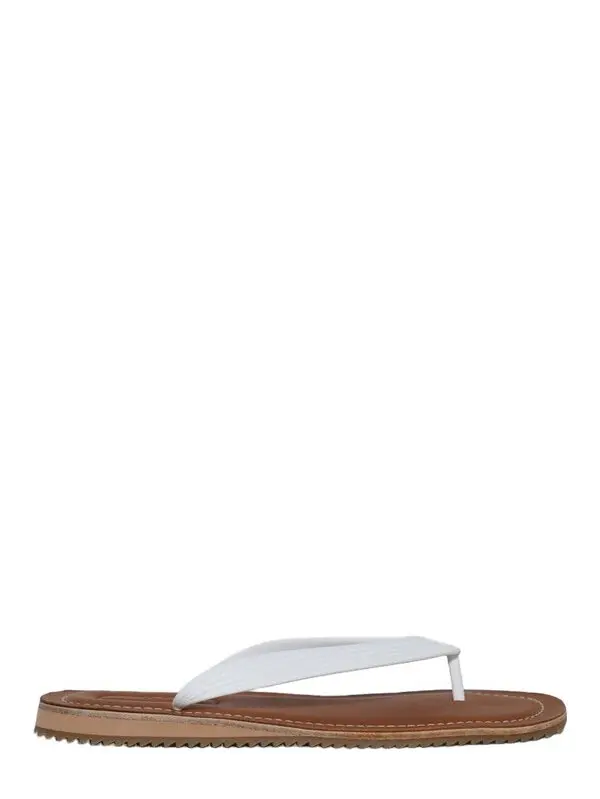 Miu Miu Thong Strap Sandals - White