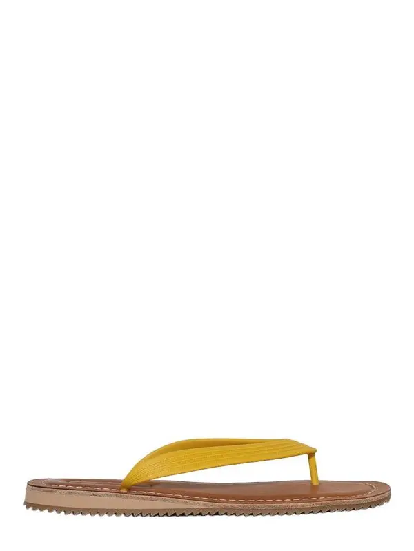 Miu Miu Thong Strap Sandals - Yellow