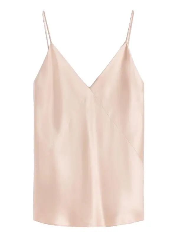 Max Mara Silk Satin Camisole Top - Powder