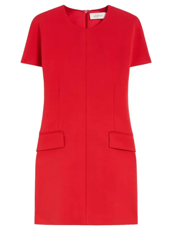 Max Mara Crepe Jersey Hourglass Dress - Coral