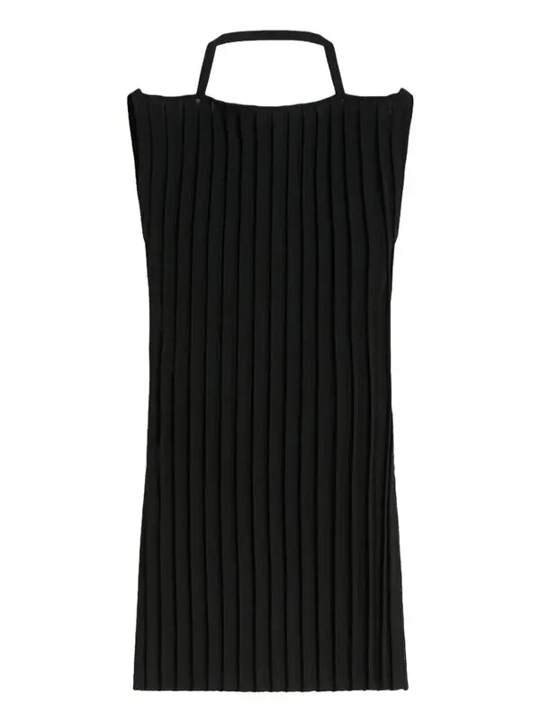 Max Mara Stretch Viscose Knit Top - Black