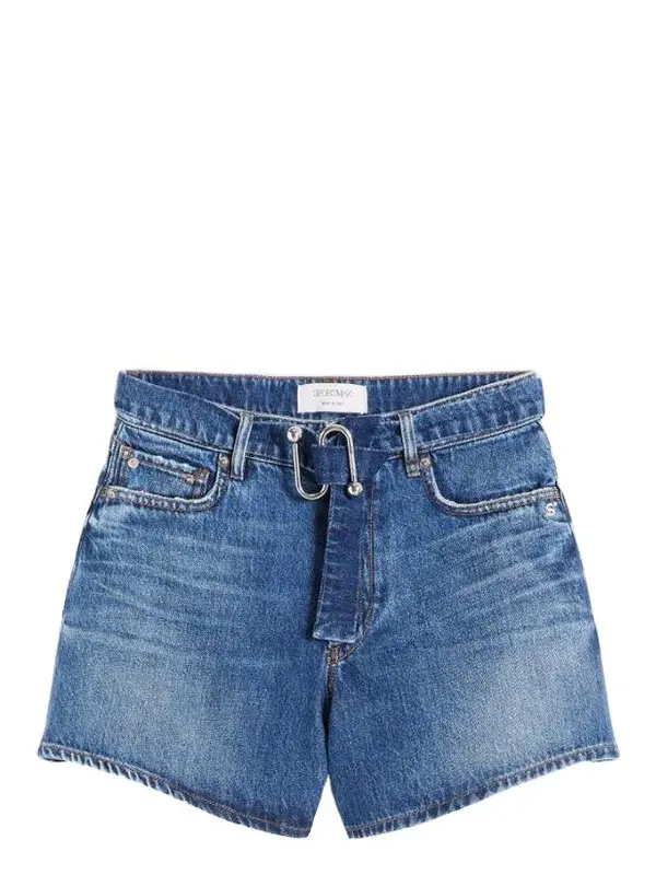 Max Mara Denim Shorts - Midnightblue