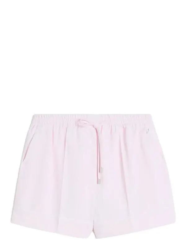 Max Mara Satin Jogger Shorts - Pink