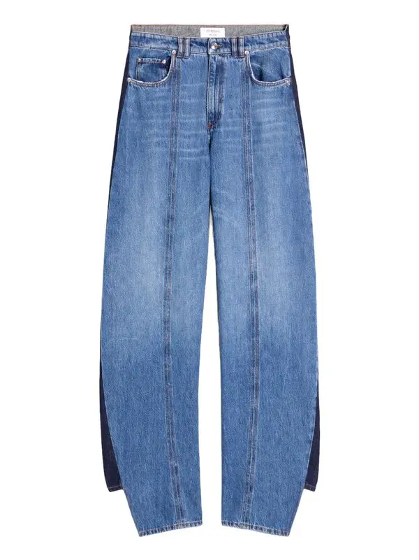 Max Mara Low-rise Wide Leg Jeans - Midnightblue