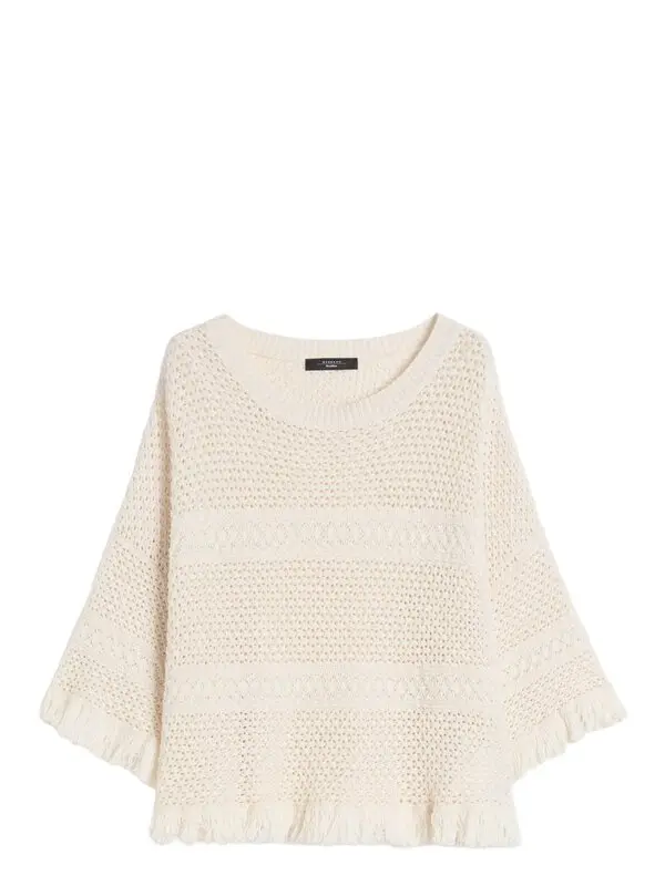 Max Mara Cotton-yarn Jumper - Ecru