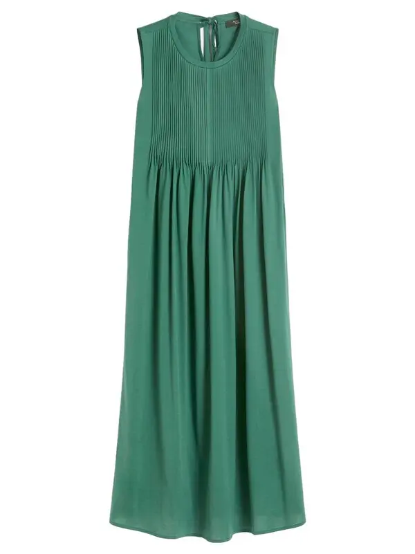 Max Mara Cotton Jersey Fluid Maxi Dress - Green