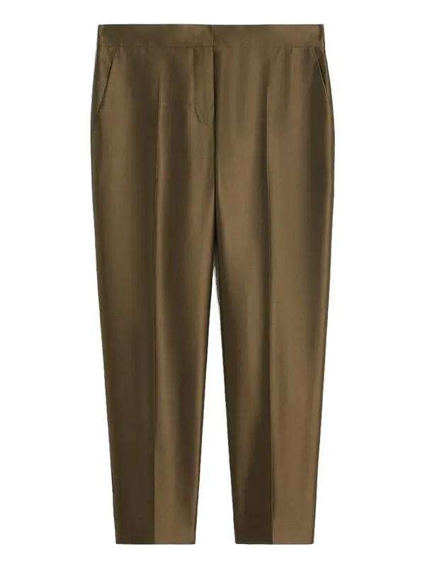 Max Mara Shantung Trousers - Kaki
