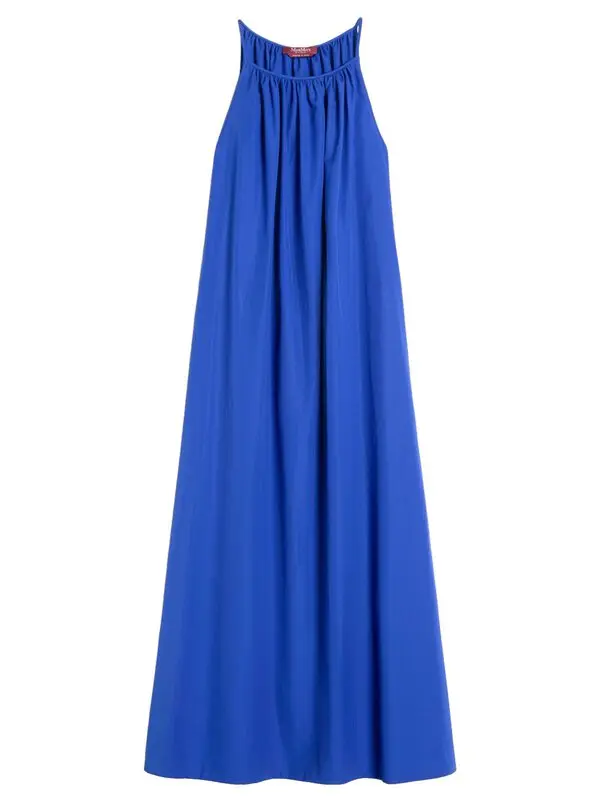 Max Mara Cotton Poplin Maxi Dress - Navy