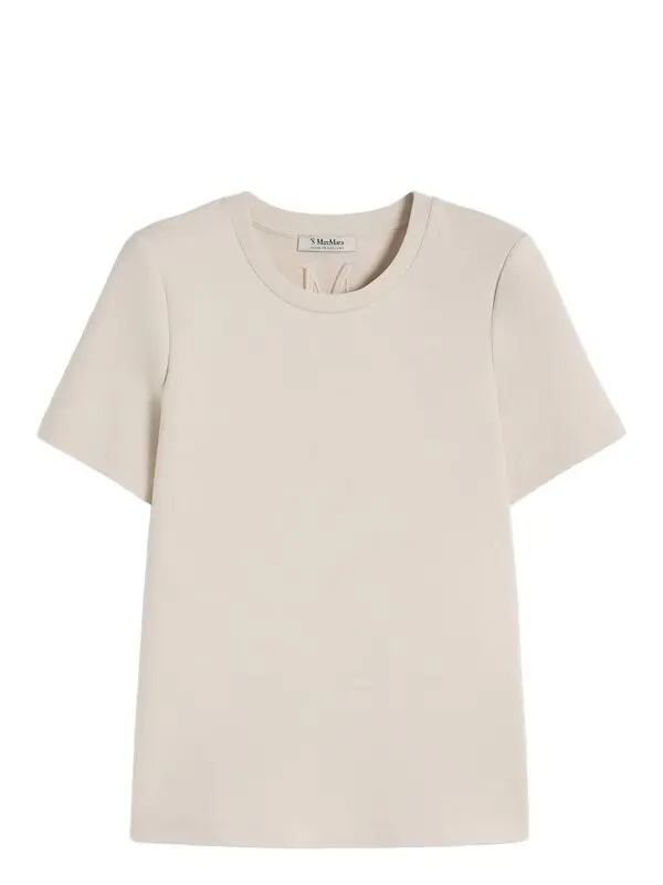 Max Mara Scuba Jersey T-shirt - Beige