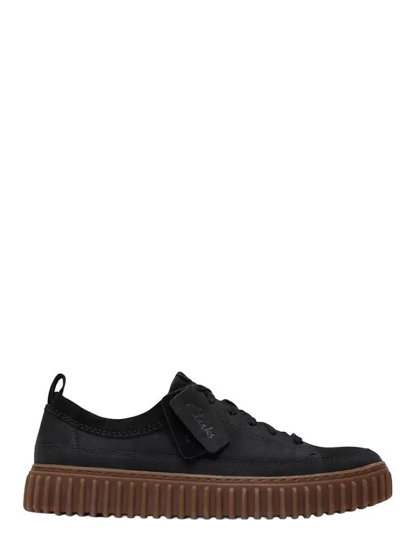 Clarks Torhill Lace Up - Black Nubuck