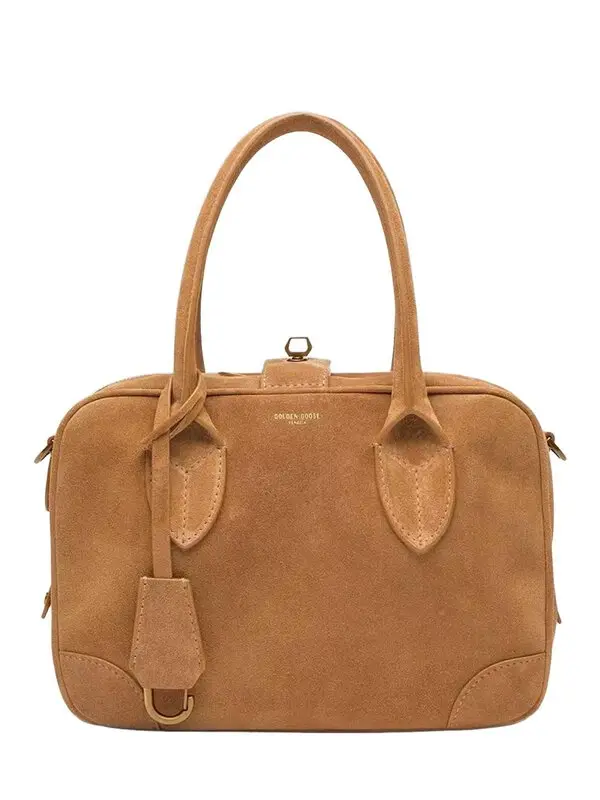 GOLDEN GOOSE Vita Suede Bag - Camel